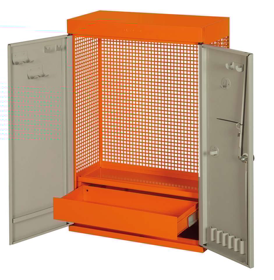 Bahco Tool Cabinet W/ 2 Doors_Red 1495CD60RED - Verkstedinnredning ...