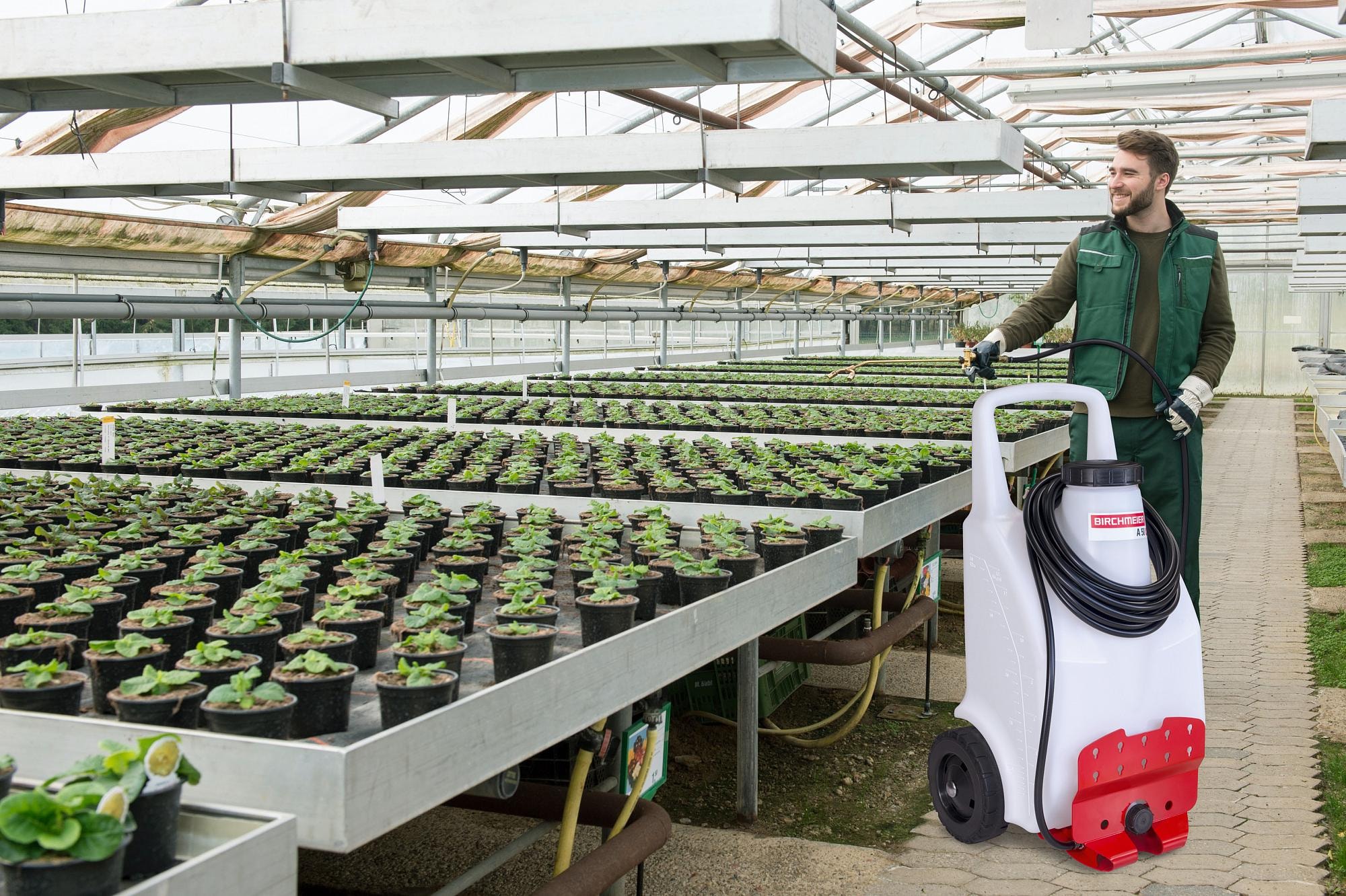 Birchmeier A 50 AC1 Tryckspruta på hjul - Sprutaggregat - Maskinklippet.se