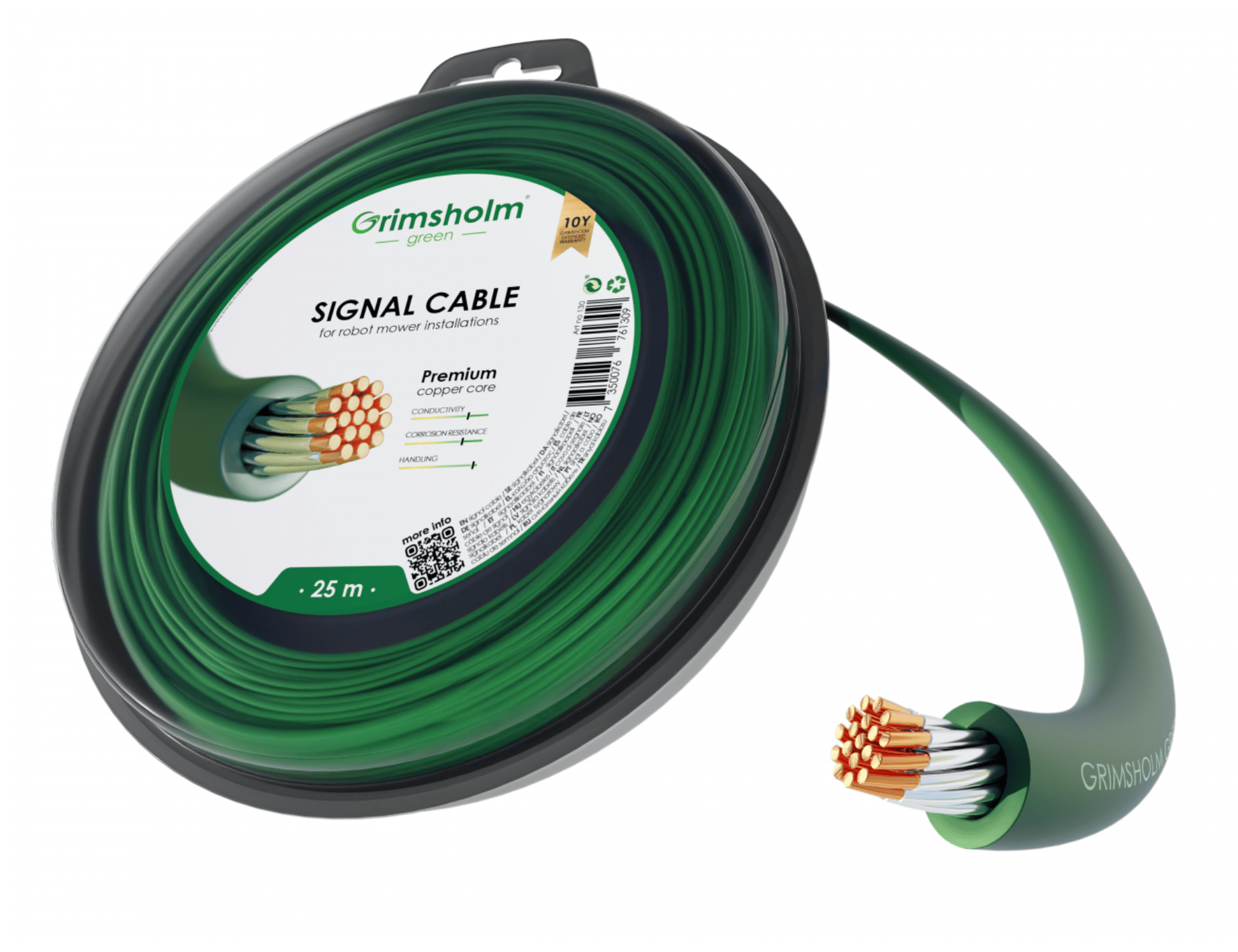 Grimsholm Premium Signalkabel 25m - Tillbehör till robotgräsklippare ...