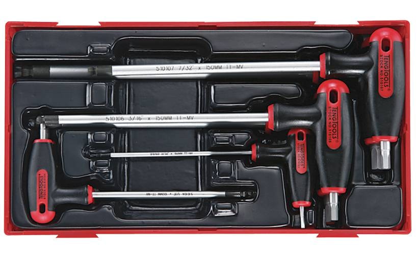Teng Tools Insexnyckel i sats TTHEX7AF Tum 3/32-5/16 7 delar ...